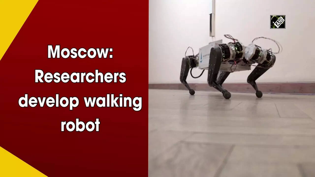 moscow: Moscow: Researchers develop walking robot