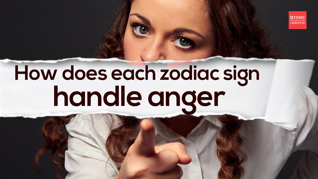 How does each zodiac sign handle anger