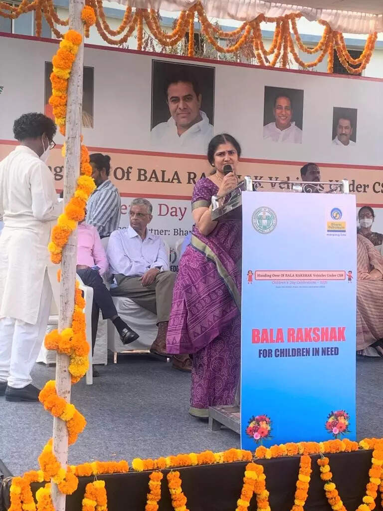 Manasa Varanasi marks another milestone with the launch of 33 Bala Rakshak Vehicles!