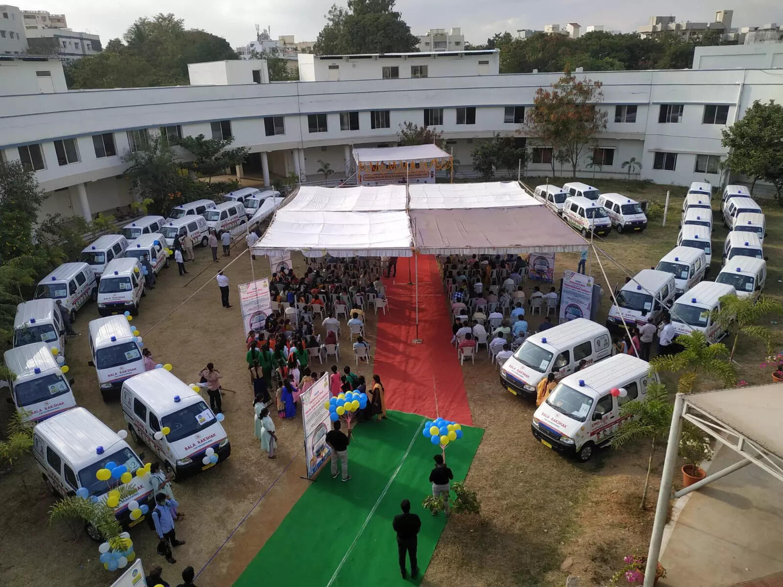 Manasa Varanasi marks another milestone with the launch of 33 Bala Rakshak Vehicles!