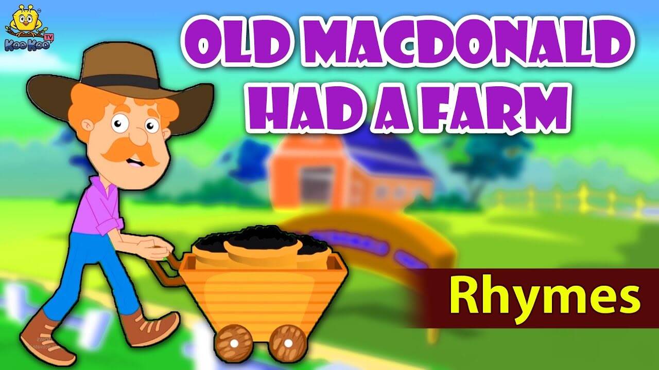 Check Out Popular Kids English Nursery Song 'Old MacDonald Had A Farm ...