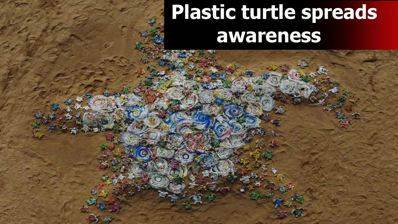 Puri: Artist creates awareness about plastic menace in a unique way