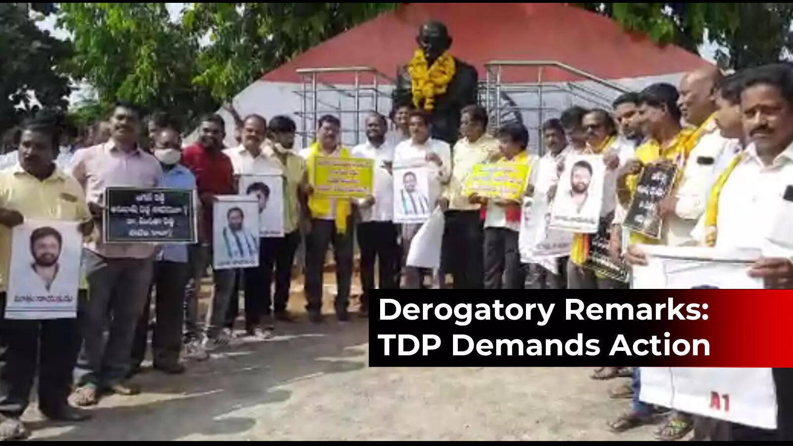 Visakhapatnam: TDP leaders demand action against YSR Congress members ...