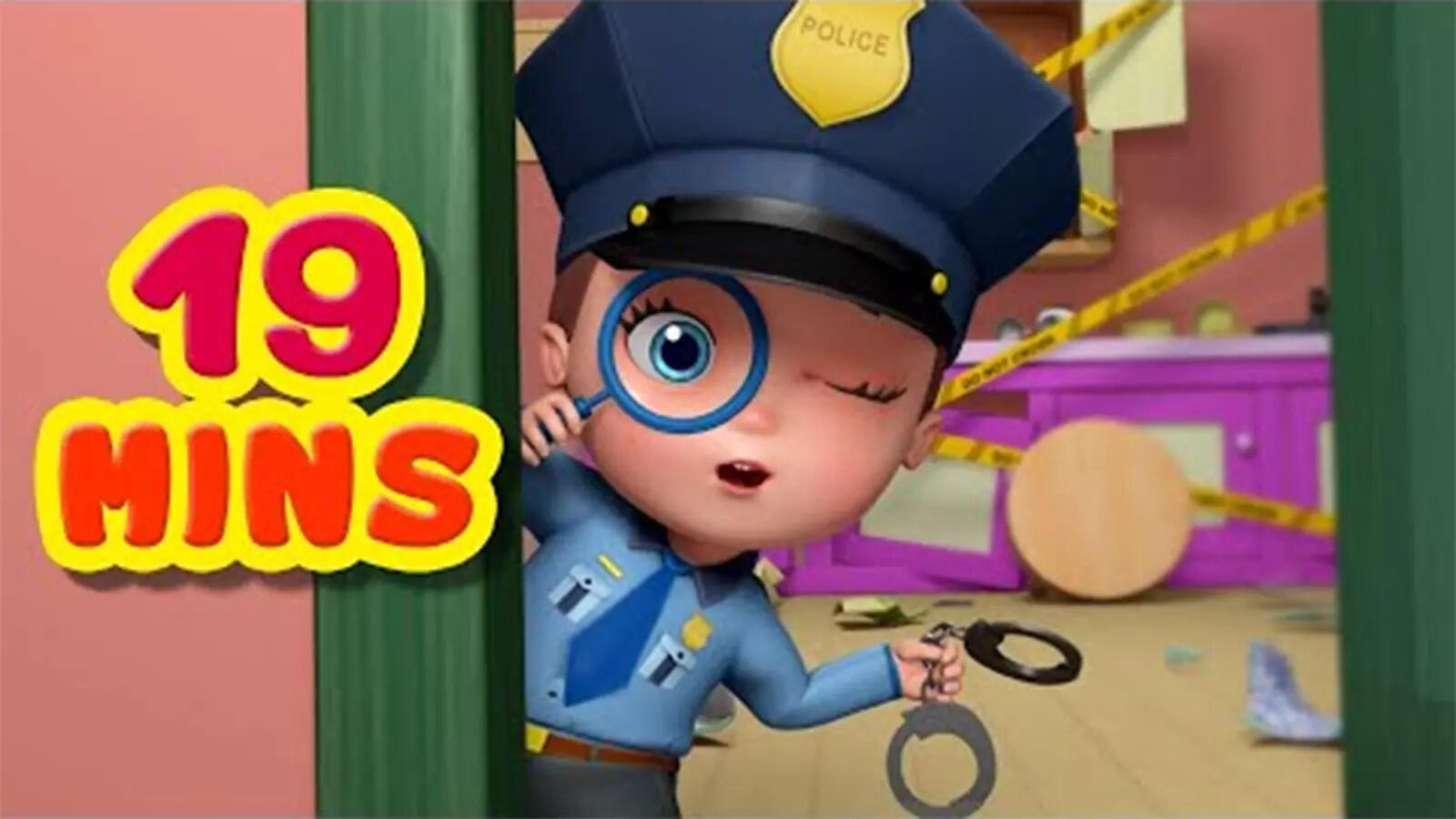 English Nursery Rhymes: Kids Video Song in English 'Policeman Johnny Is ...