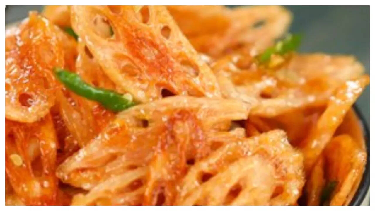 Watch: How to make Honey Chilli Lotus Root - Times Food
