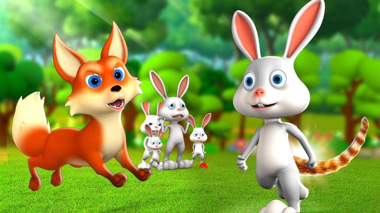 முயல்கள் போலி வால் - Rabbit's Fake Tail Story | 3D Animated Tamil Moral ...