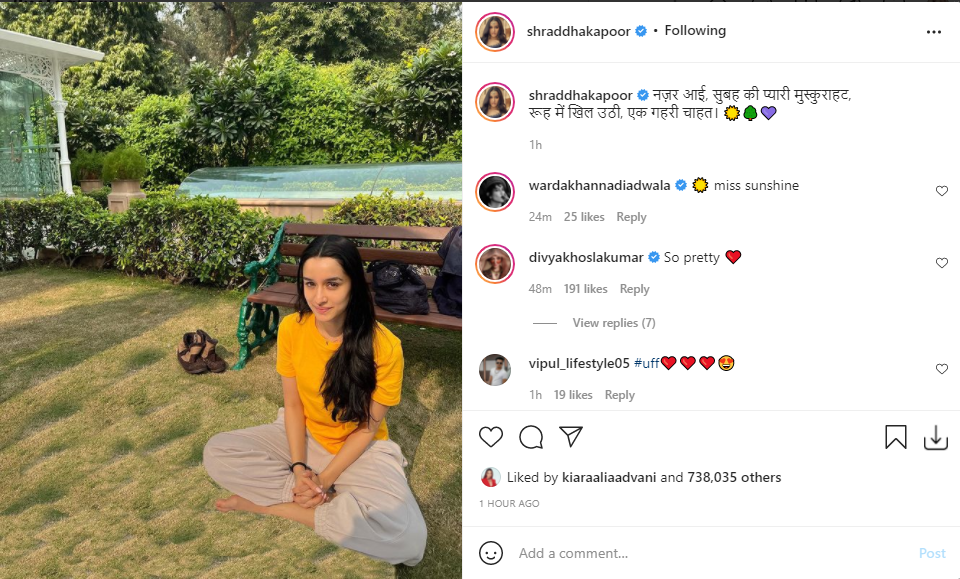 Shraddha Kapoor is indeed a ray of sunshine in THIS latest photo ...