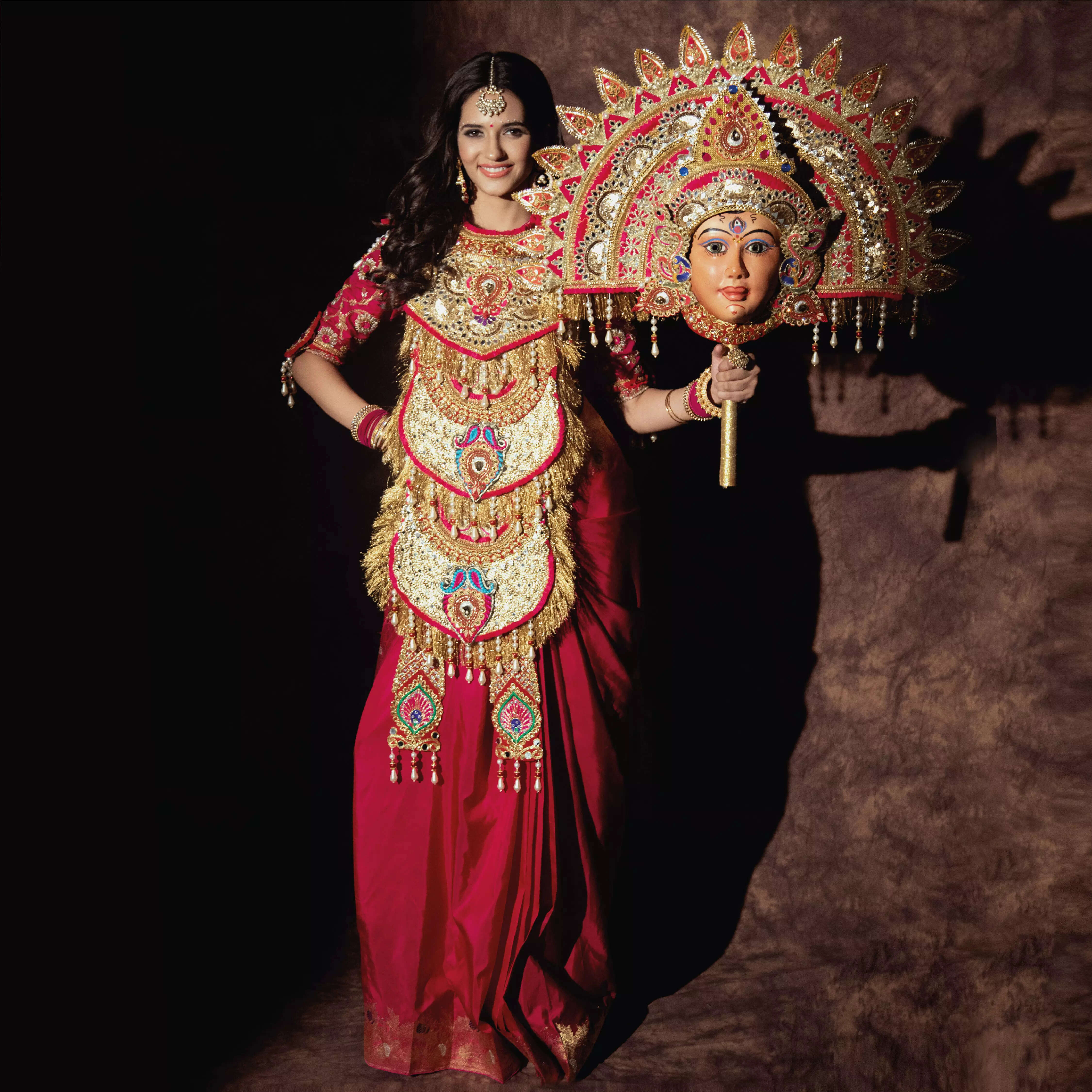 Manika Sheokand stuns in her national costume at Miss Grand ...