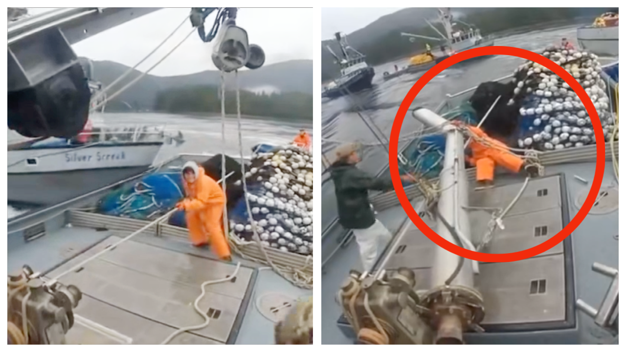 On cam: Why life on a boat is dangerous!