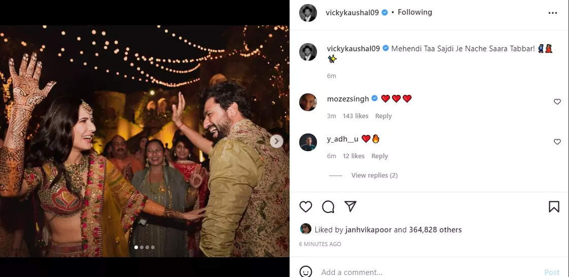 Vicky Kaushal and Katrina Kaif share fun moments from their mehendi ...