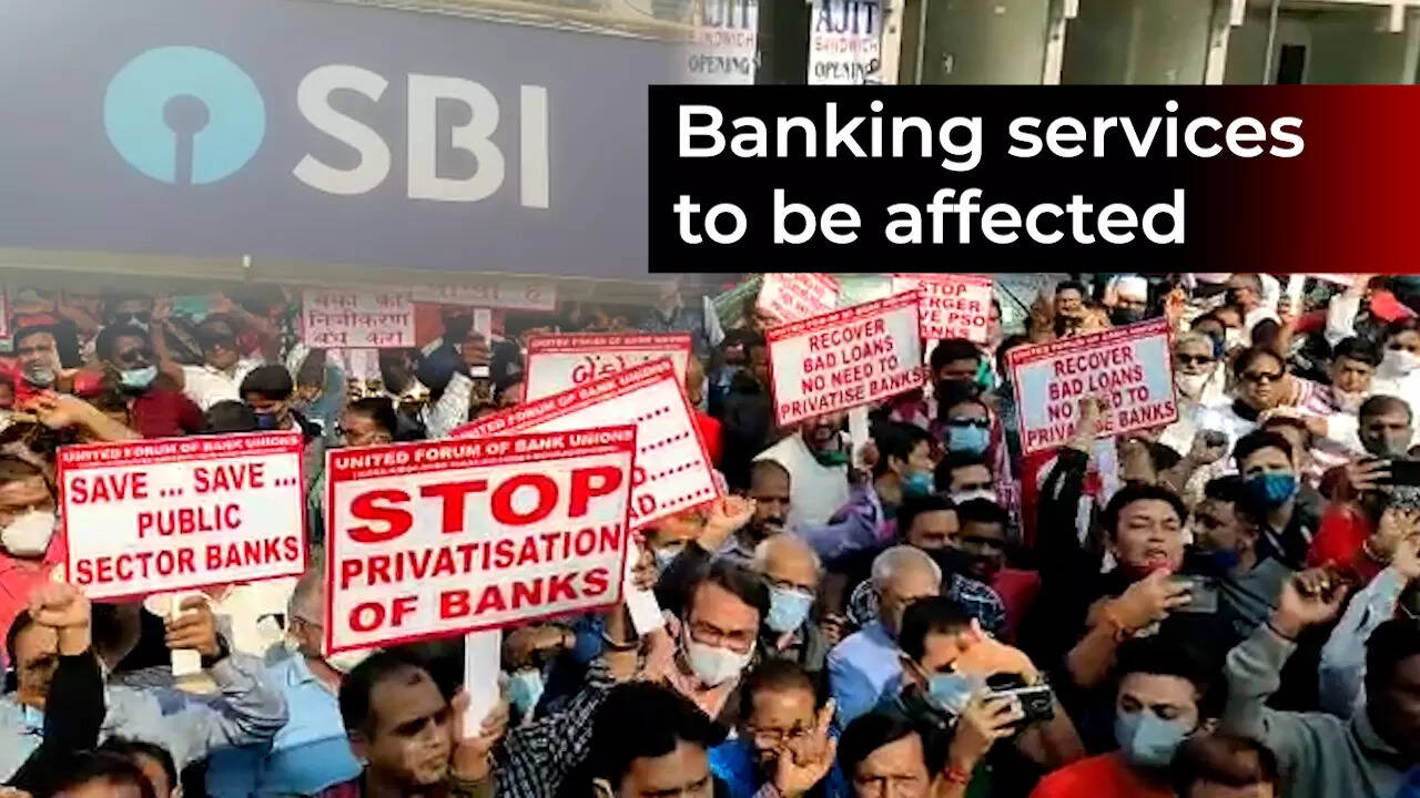 bank strike on 16-17 december: Bank unions on a 2-day nationwide strike ...
