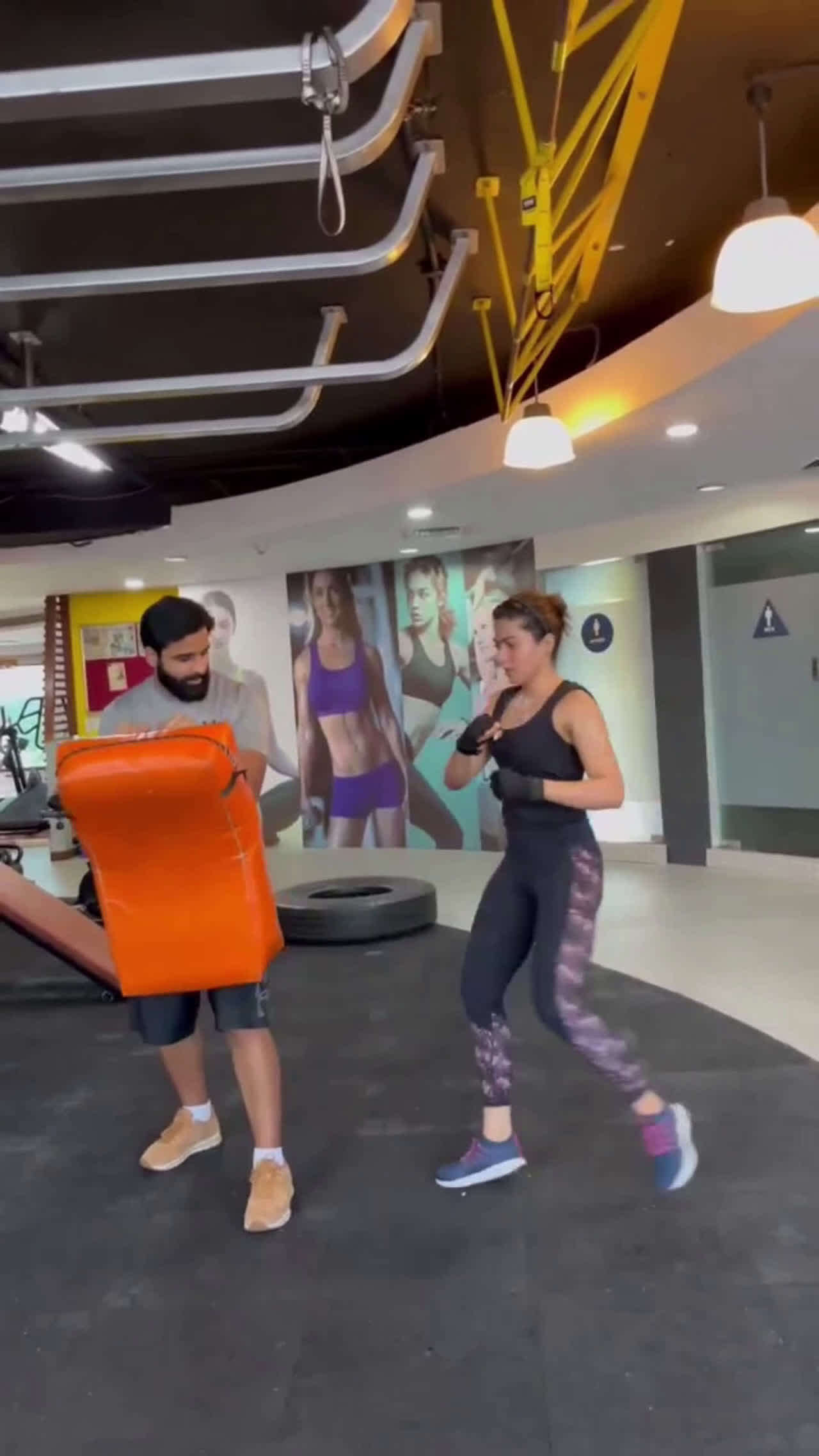 Kickboxing is her go-to stress buster