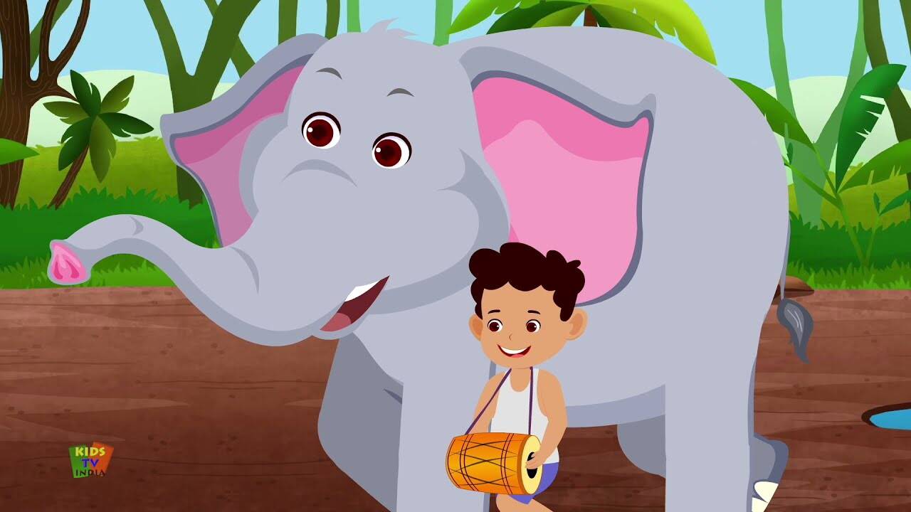 Popular Kids Songs and Hindi Nursery Rhyme 'Hathi Raja Kaha Chale' for ...