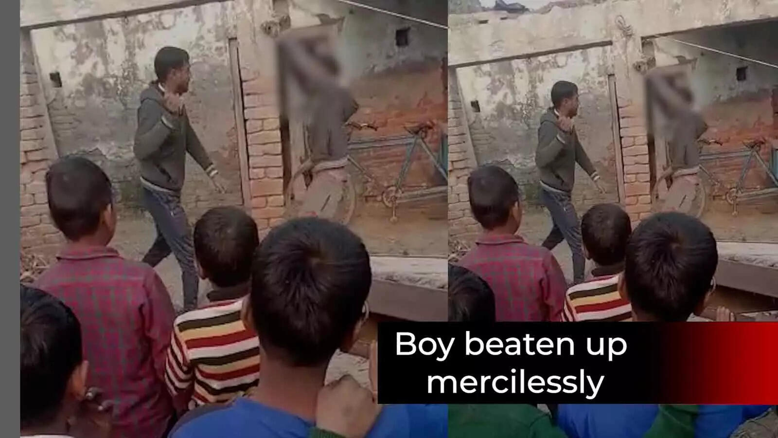Viral video: Minor tied up, brutally thrashed by shopkeeper in Western UP