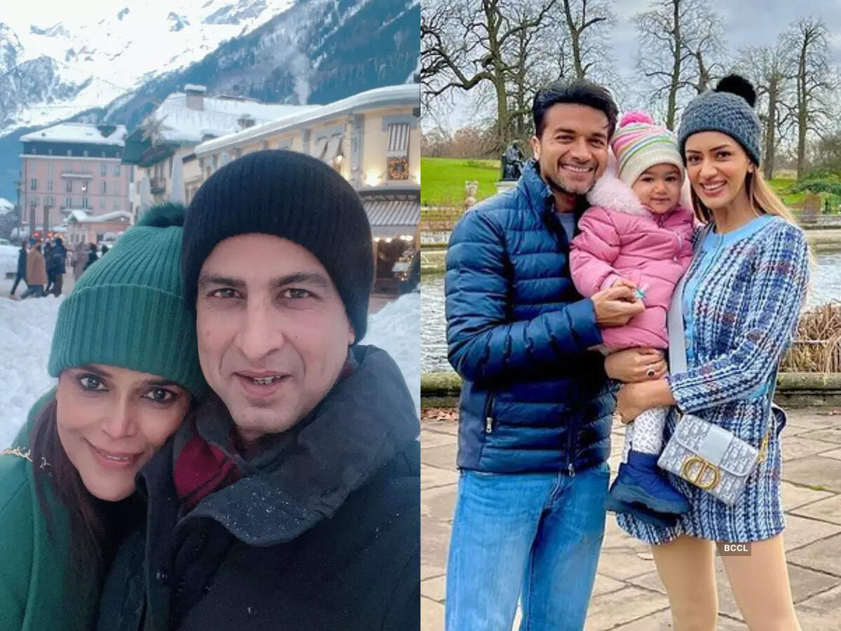 Ronit Roy and Neelam share cozy pictures from their winter vacation in ...