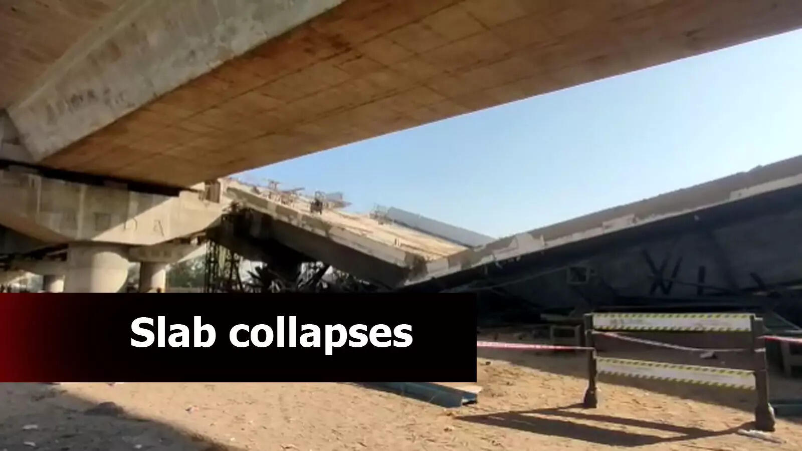 Ahmedabad: Portion of under construction flyover collapses, no ...