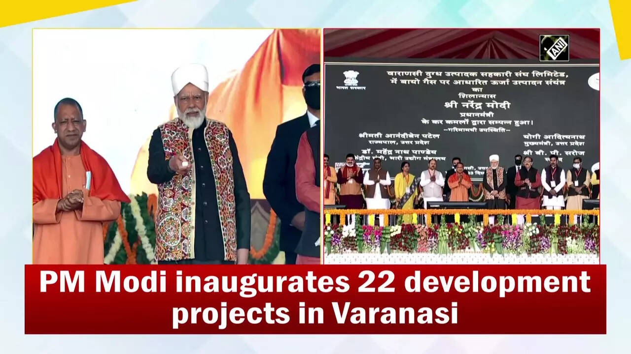 PM Modi inaugurates 22 development projects in Varanasi