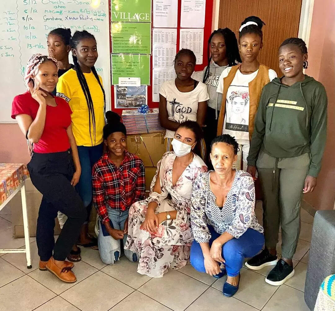 Reigning queen Chanique Rabe spreads Christmas joy at Hope Village