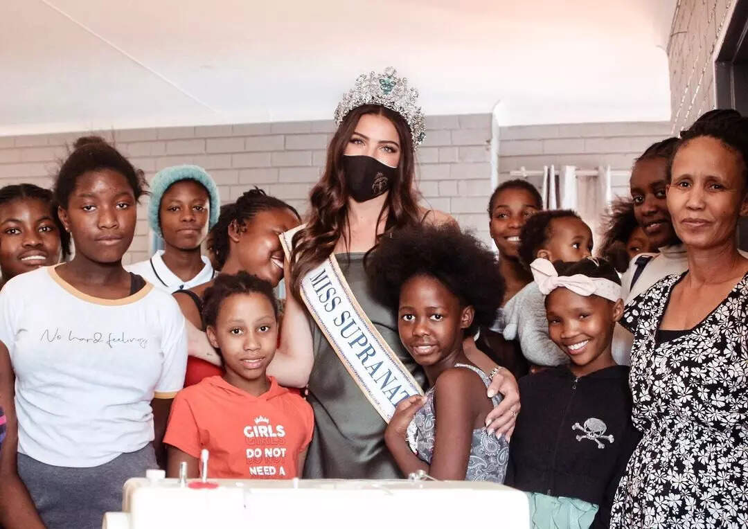 Reigning queen Chanique Rabe spreads Christmas joy at Hope Village