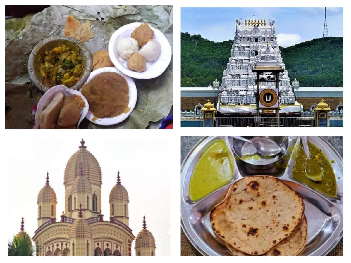 Temples in India that offer the most scrumptious food