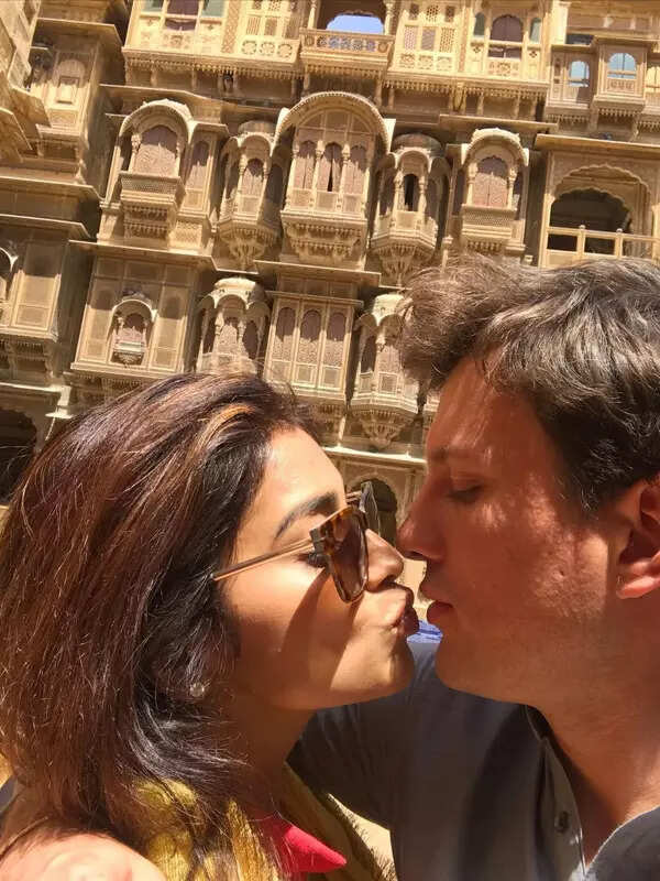 Romantic vacation pictures of South diva Shriya Saran with hubby go ...