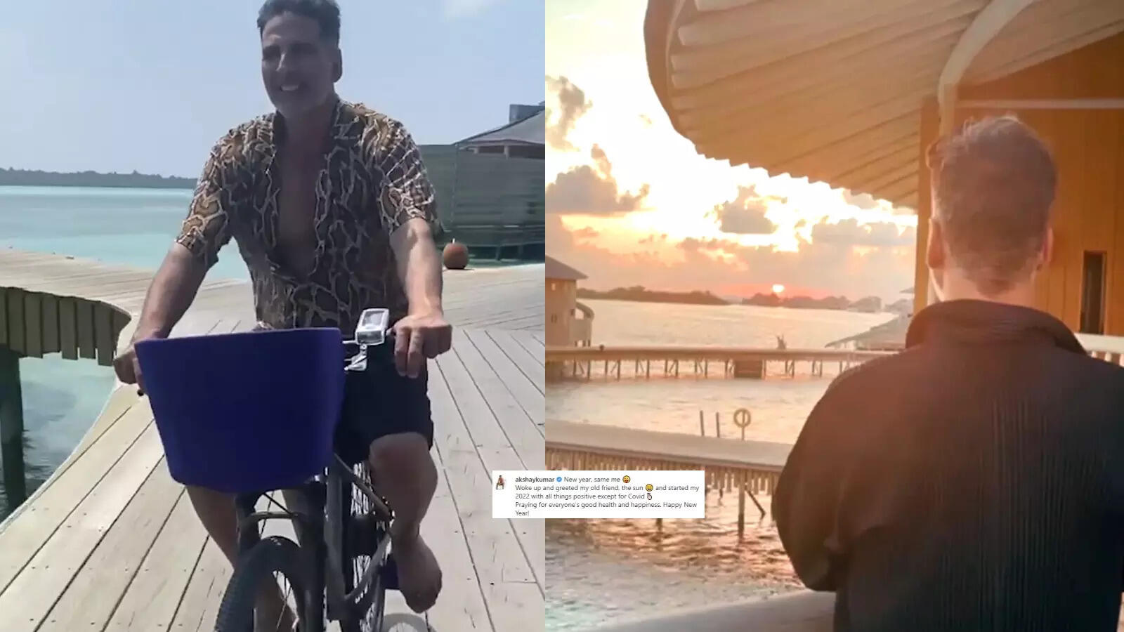 Akshay Kumar recites Gayatri Mantra on the first morning of 2022 as he ...