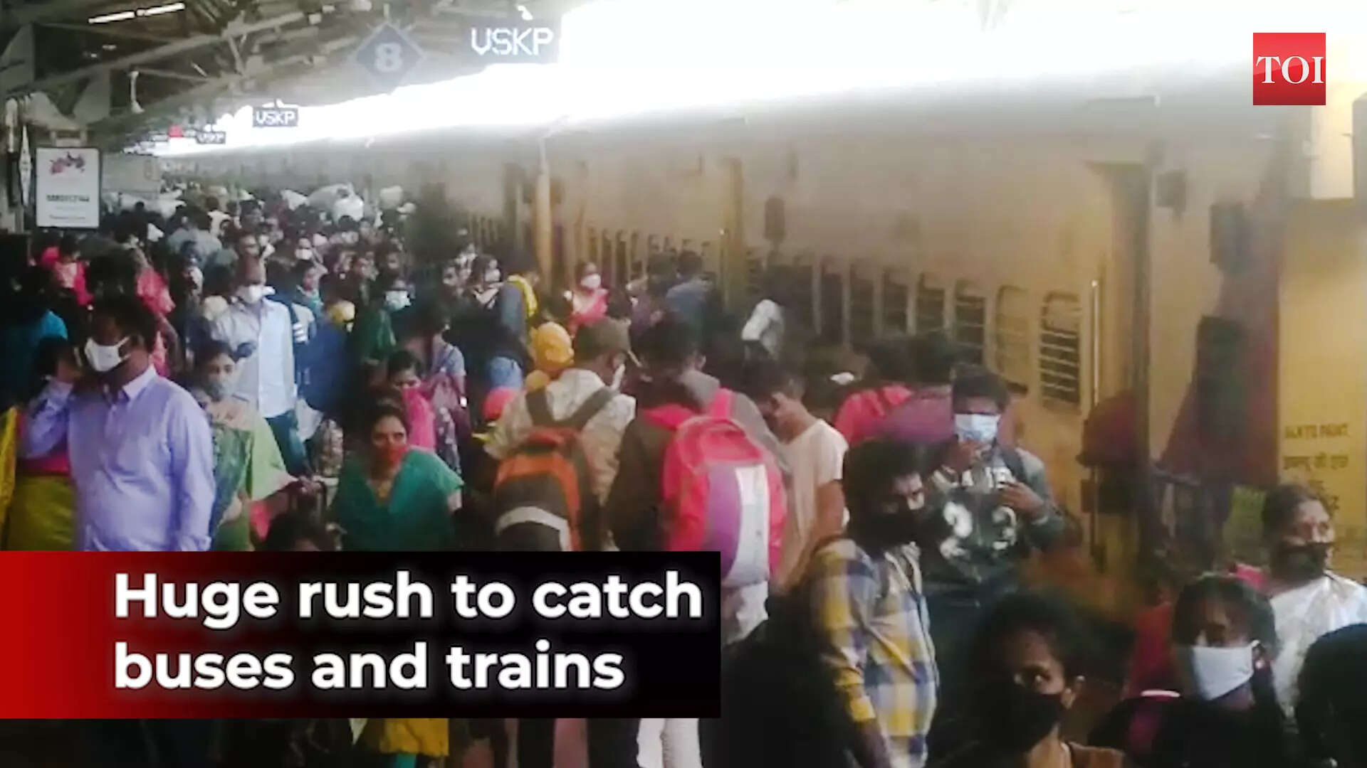 sankranti: Vizag: People rush to their hometowns after announcement of ...