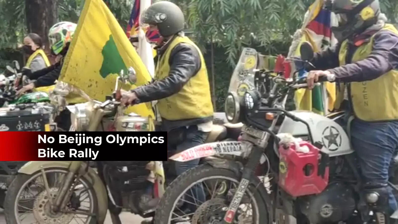 Tibetans' organise cross country bike rally to protest against China's ...