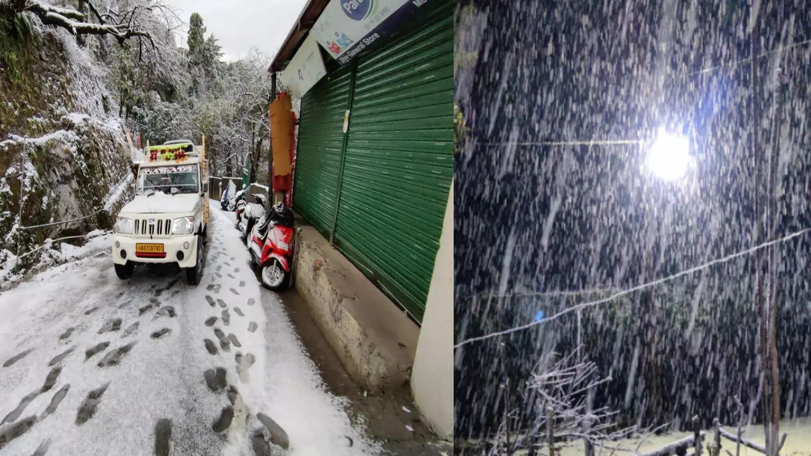 Mussoorie receives snowfall, covered in white sheet