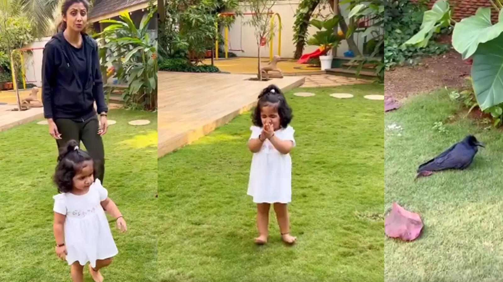 This video of Shilpa Shetty Kundra’s daughter Samisha praying for an ...