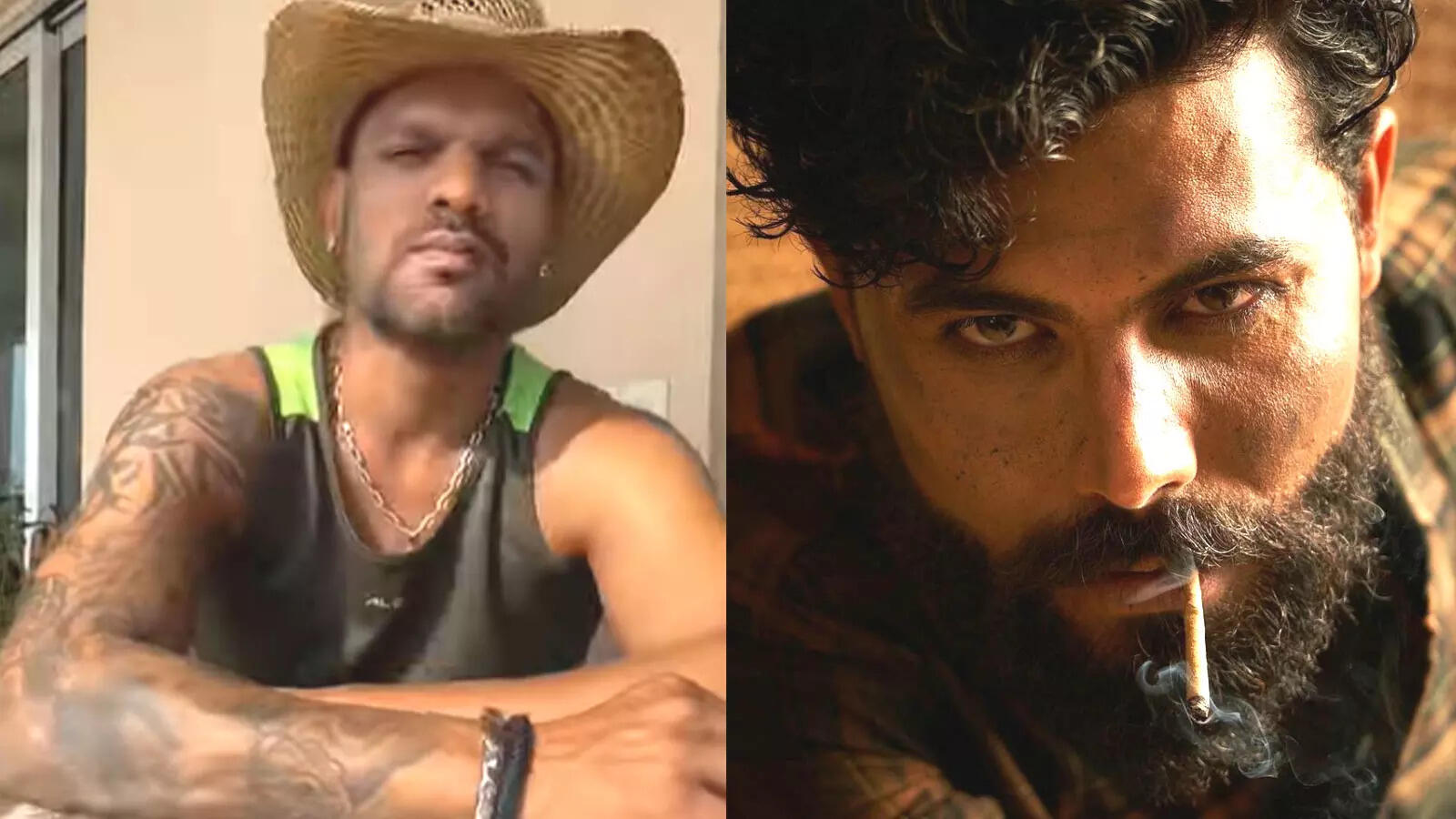 Cricketers Shikhar Dhawan and Ravindra Jadeja recreate Allu Arjun’s ...