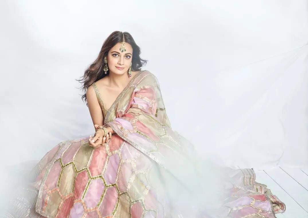 Dia Mirza enjoys romantic sunset view with Vaibhav Rekhi