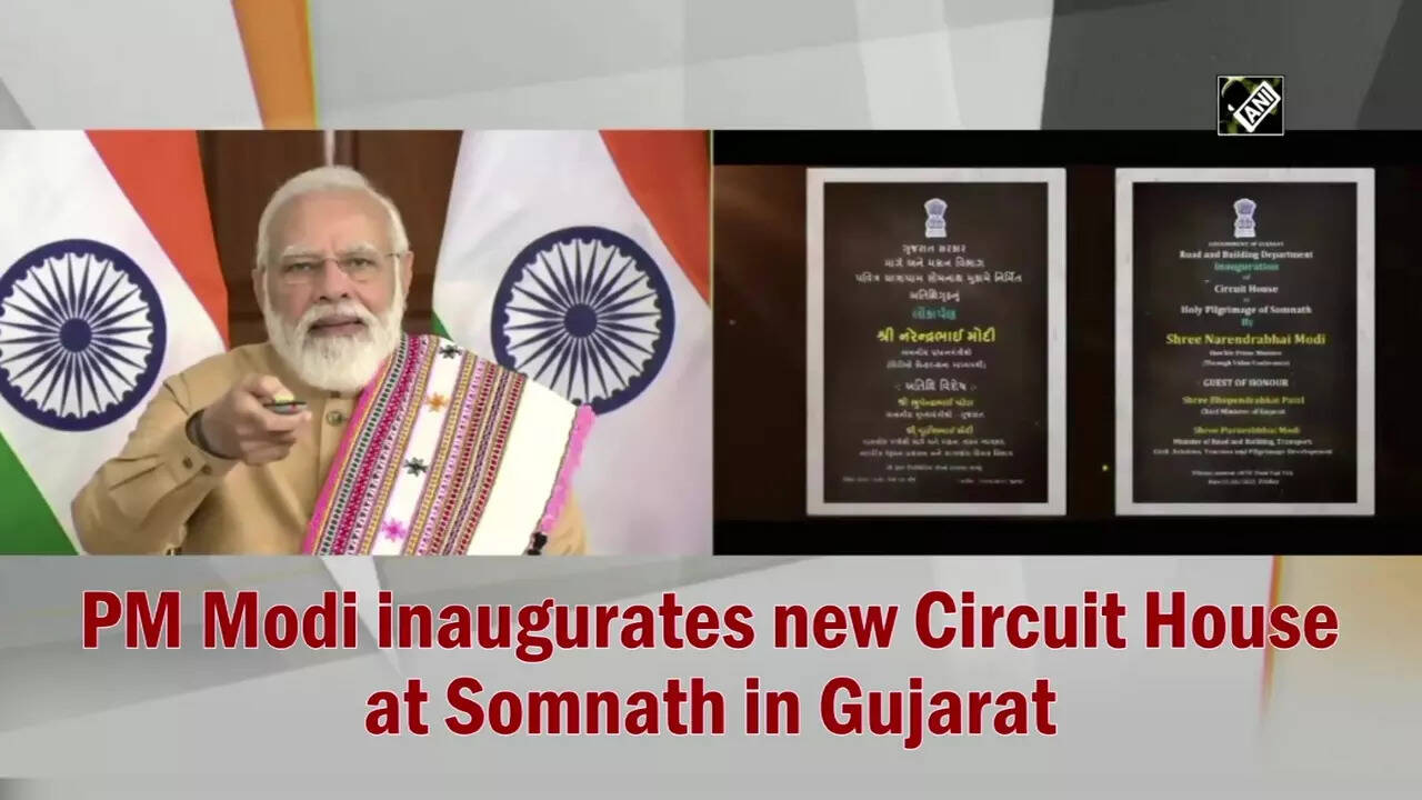 PM Modi inaugurates new Circuit House at Somnath in Gujarat
