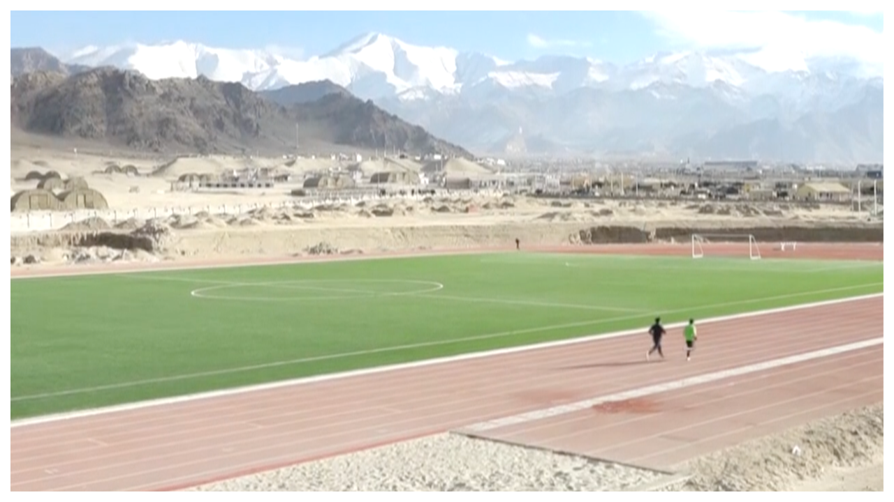 Ladakh gets first open synthetic track, football turf under Khelo India ...