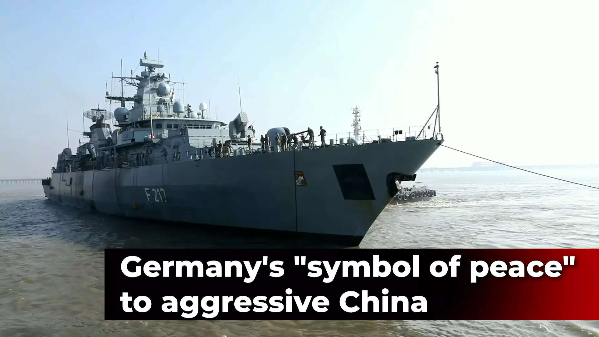German ship was shadowed by China, says captain