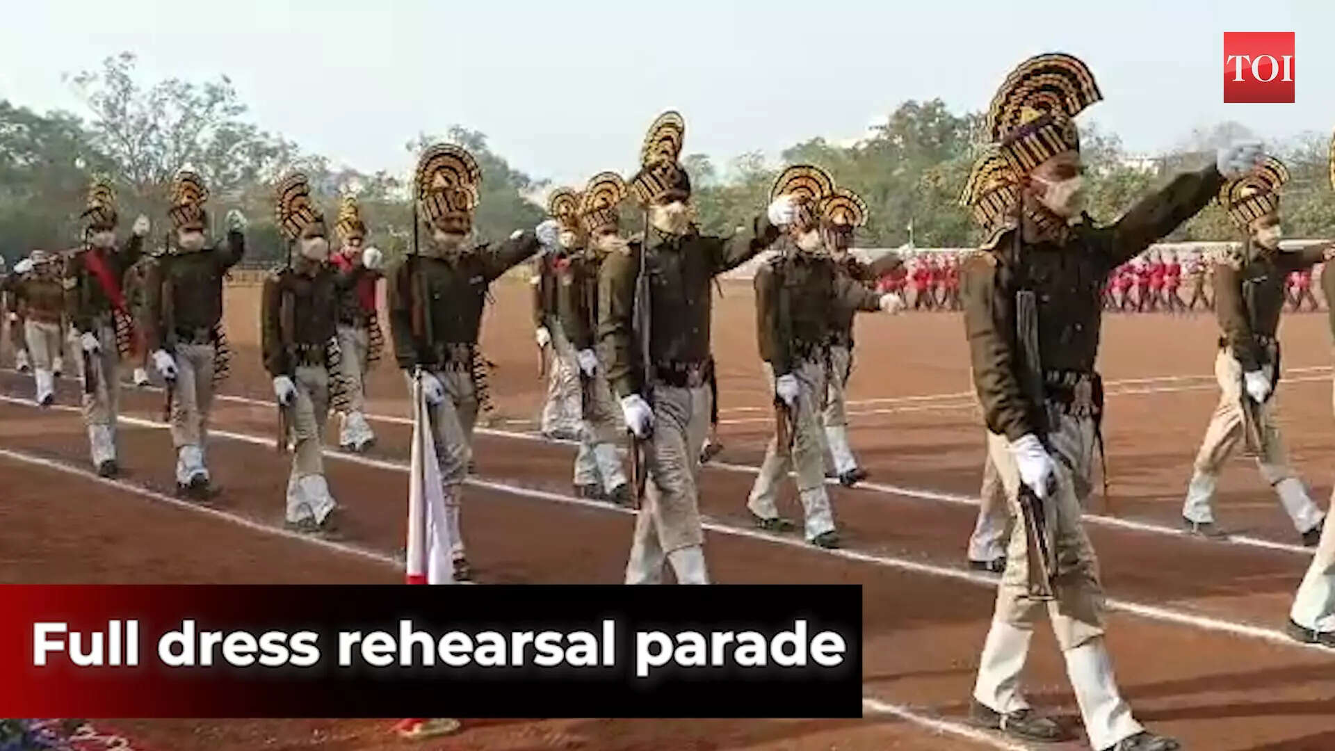 Bhopal: Full dress rehearsal parade organised at Lal Parade Ground ...