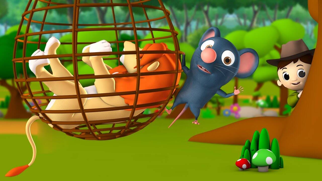 சிங்கம் மற்றும் எலி தமிழ் கதை - The Lion and Rat Tamil Story 3D ...