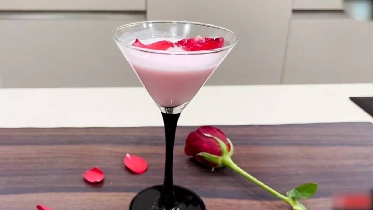 Watch: How to make Rose Lassi - Times Food