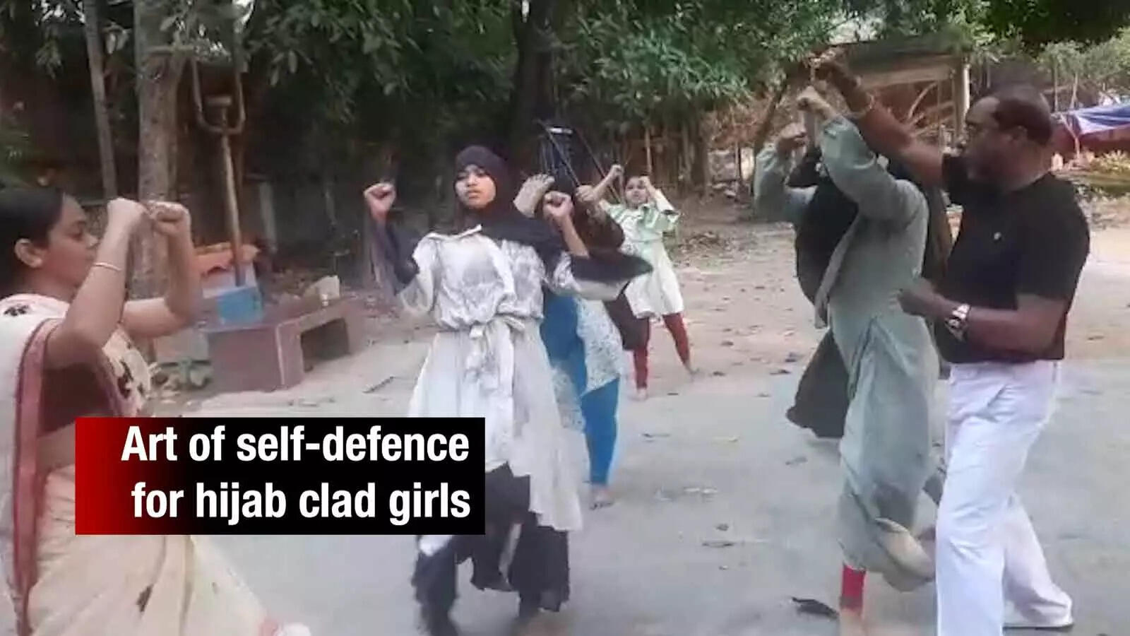 When a Hindu girl trains hijab clad Muslim girls the art of self ...
