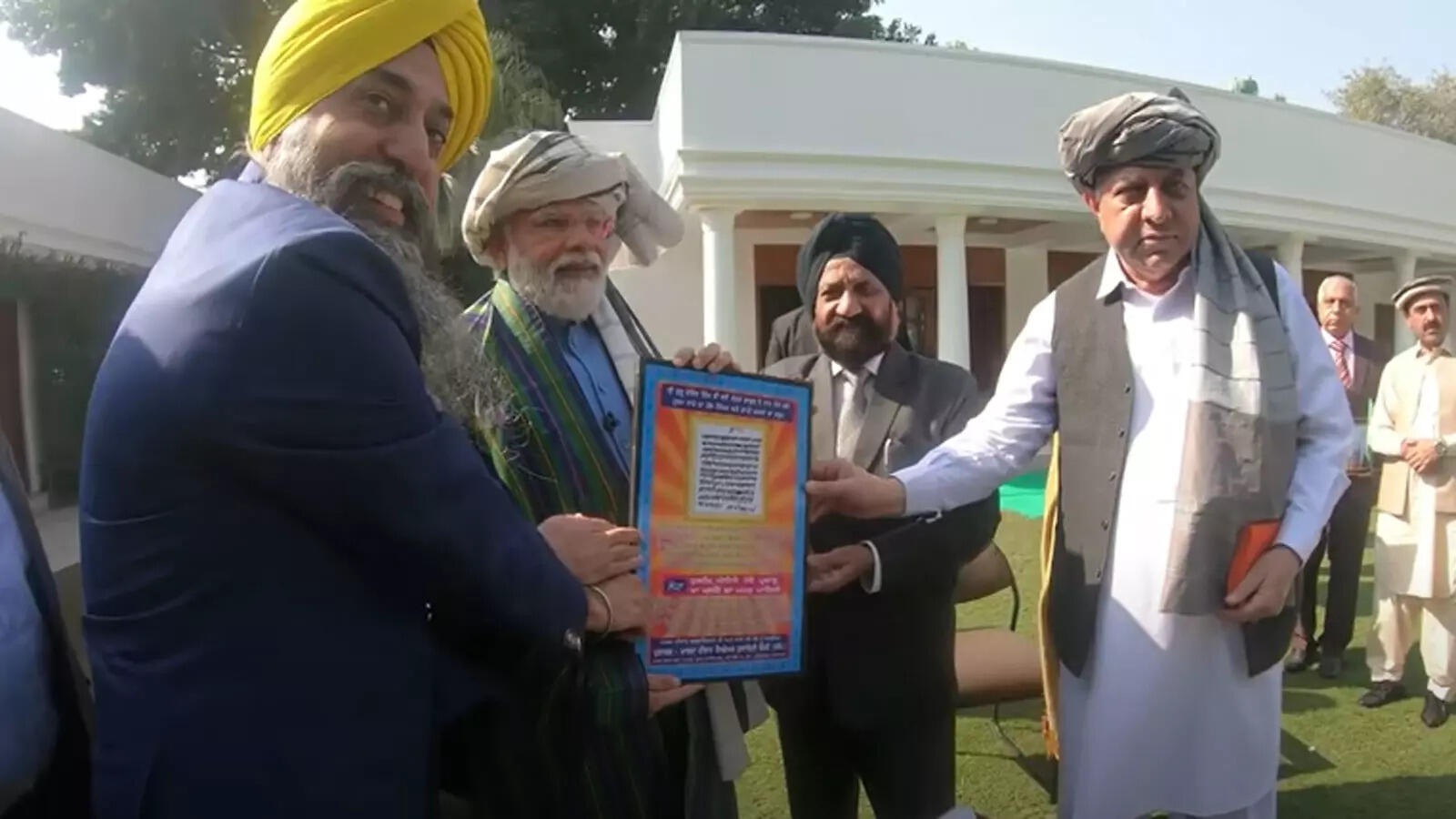 Watch: PM Modi interacts with Afghan Sikh Hindu delegation