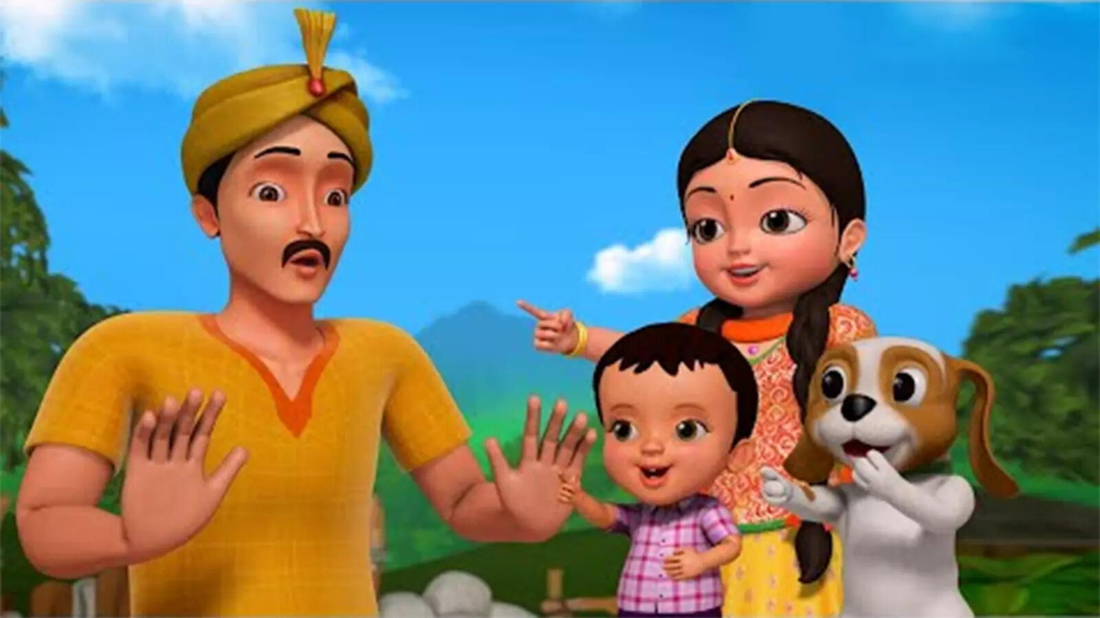 Nursery Rhymes in Telugu: Children Video Song in Telugu 'Bava Bava ...