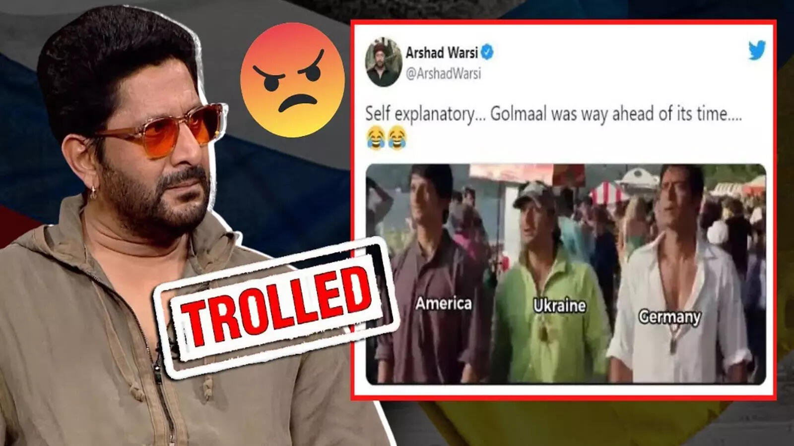 Arshad Warsi posts meme on Russia-Ukraine war, angry netizens react