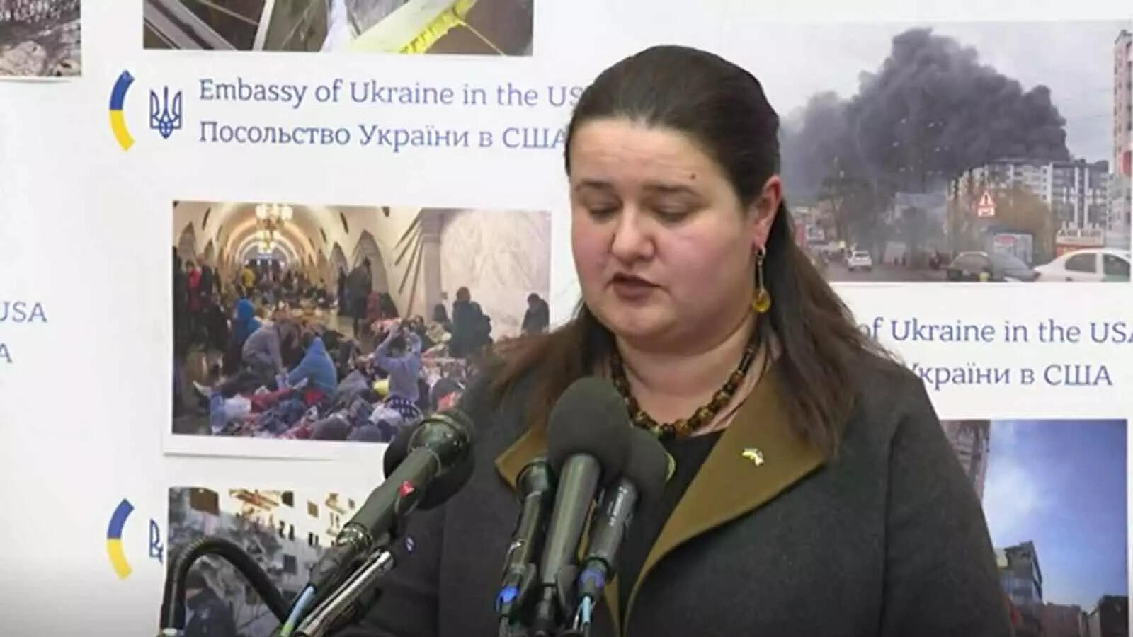 Ukraine's US Ambassador notes war crimes against Russia