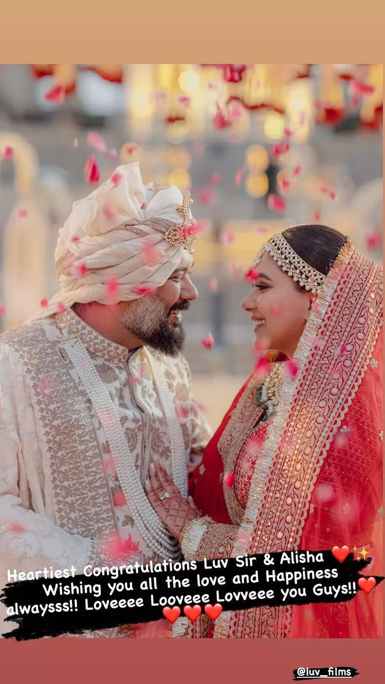 Luv Ranjan-Alisha Vaid wedding: Arjun Kapoor, Nushrratt Bharuccha ...