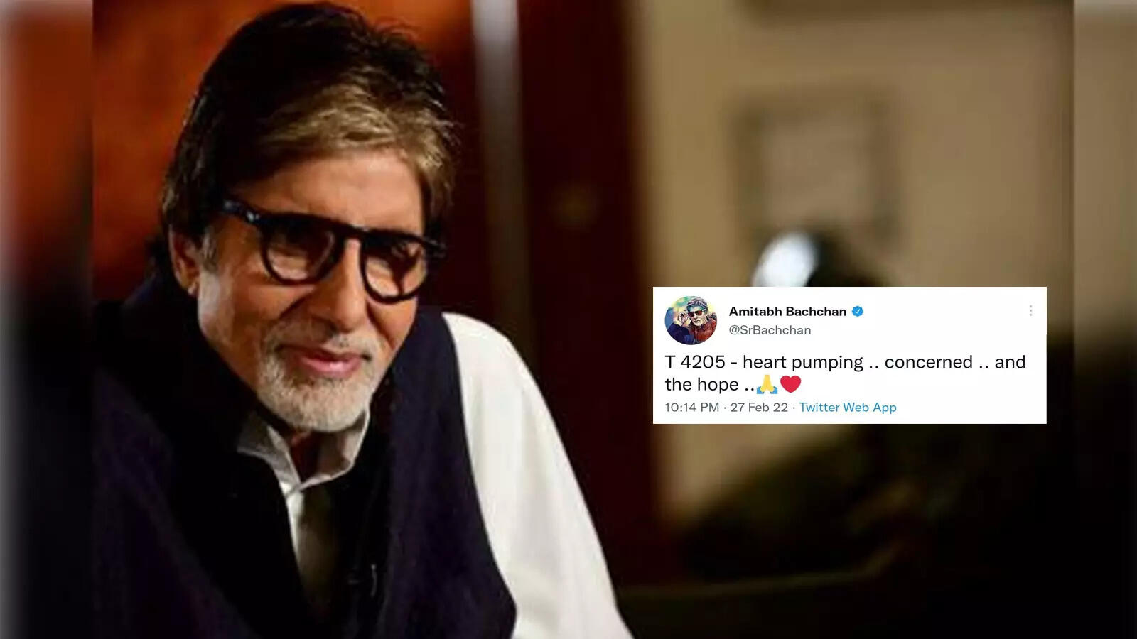 Amitabh Bachchan decodes his ‘heart pumping .. concerned .. and the ...