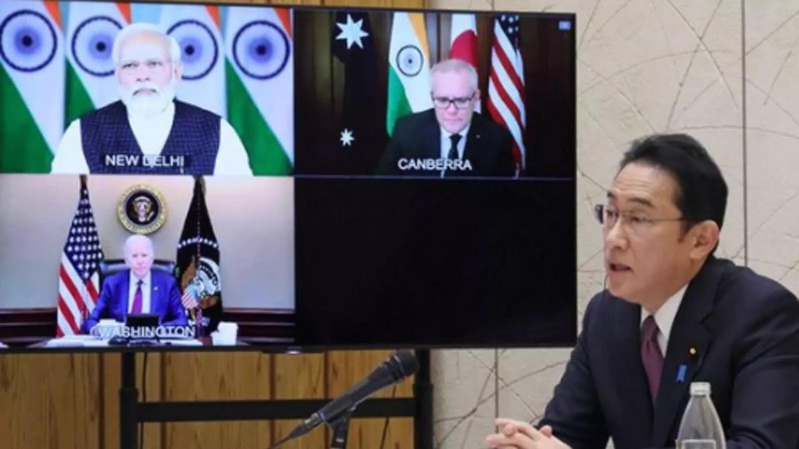 Prime Minister Narendra Modi attends Quad meet