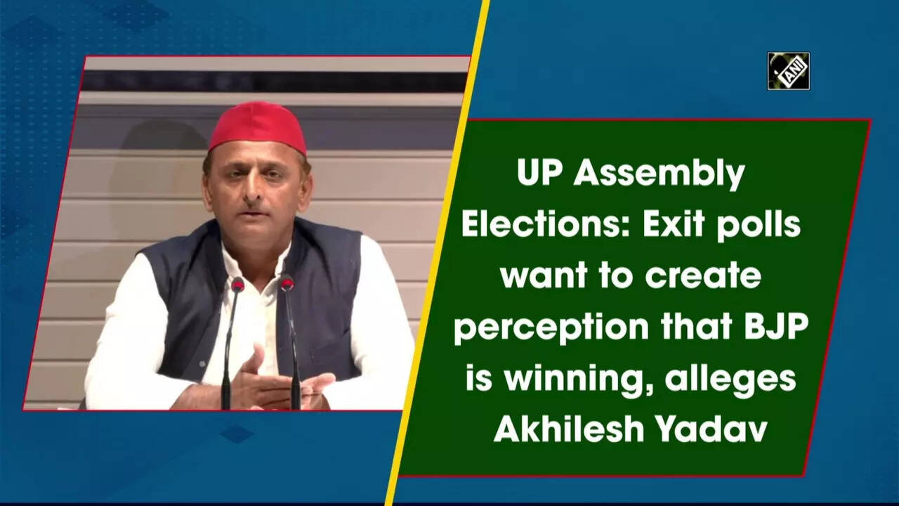 bjp: UP Assembly Elections: Exit polls want to create perception that ...