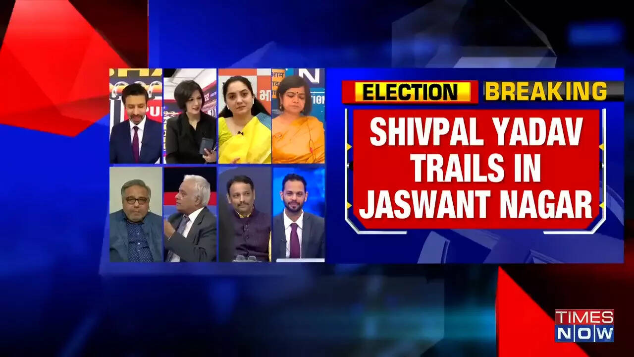 Setback for Akhilesh, uncle Shivpal Yadav trails from Jaswantnagar