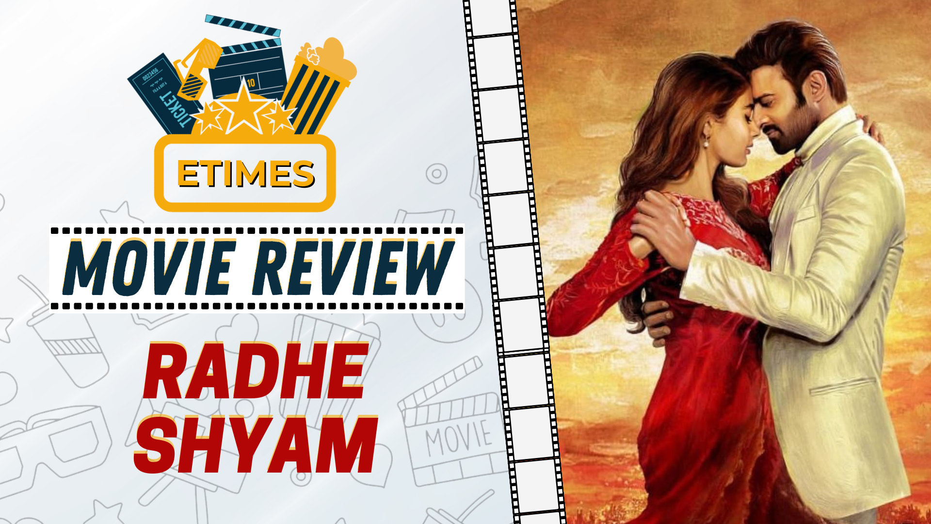 ETimes Movie Review, Radhe Shyam: Prabhas shines bright in a dull ...
