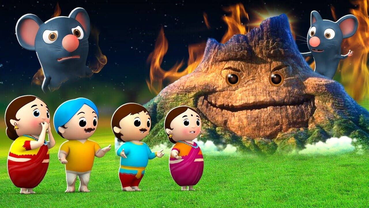 Watch Latest Children Hindi Nursery Story 'Ghost Rat and Mountain' for ...